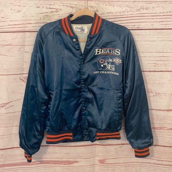 chalk line | Jackets & Coats | Vintage Chicago Bears Super Bowl Xx ...